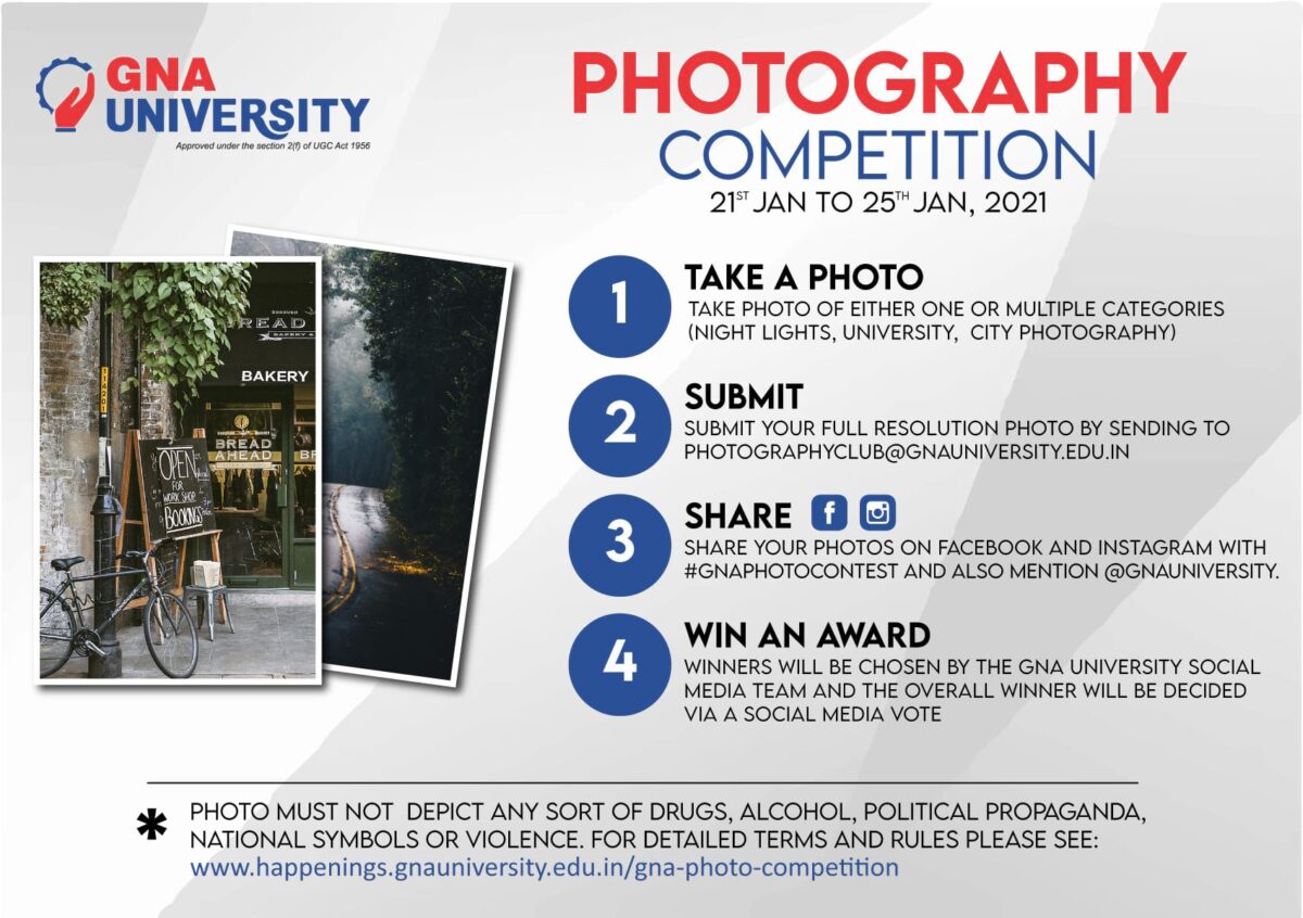 Photography Competition at GNA University