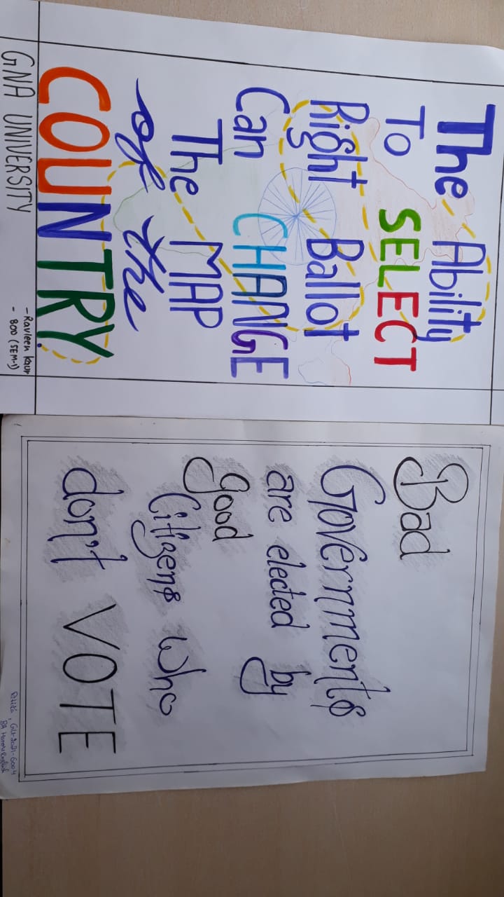 Slogan Writing Competition under SVEEP Activity | GNA University