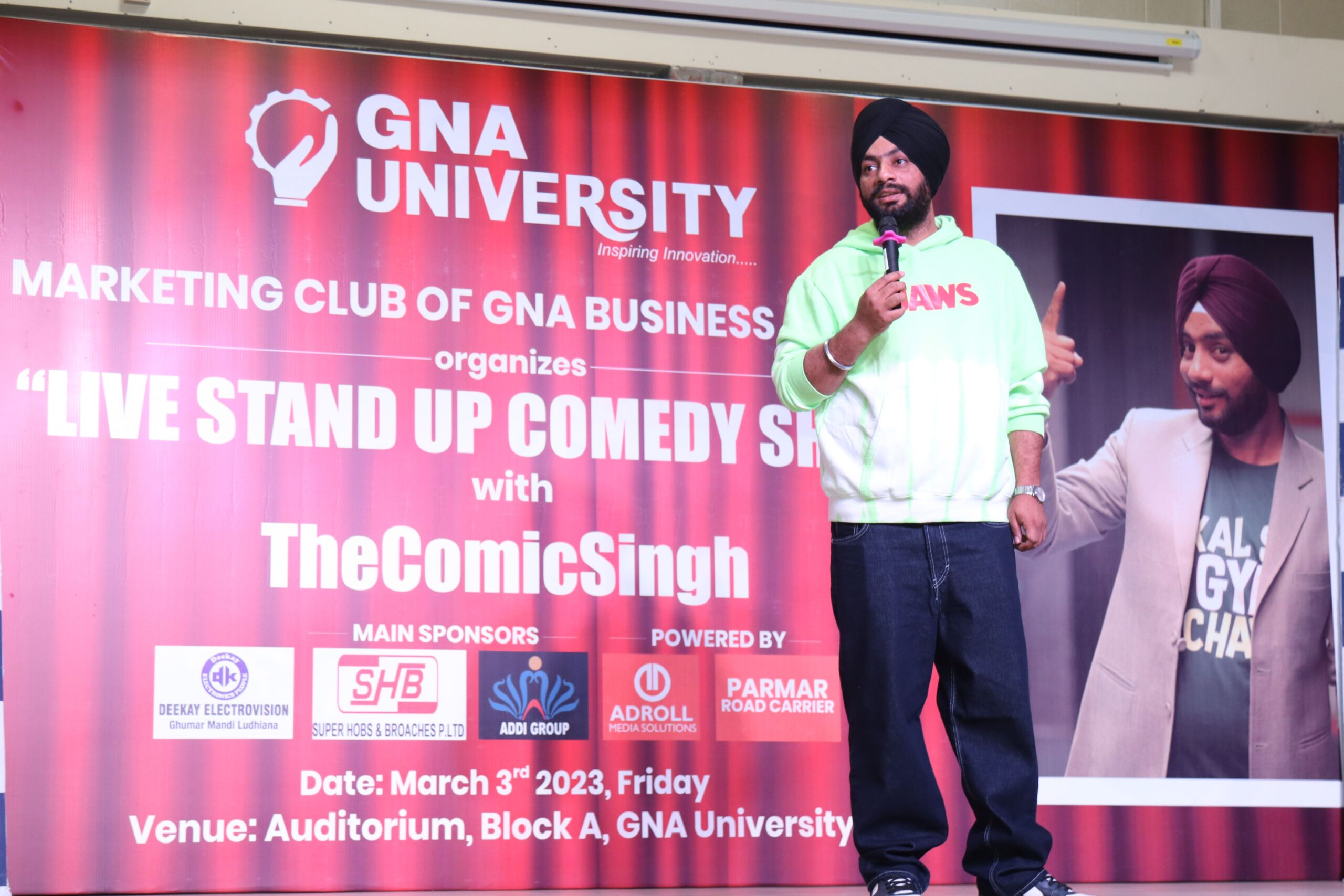 'The Live Stand-Up Comedy Show’@ GNA University